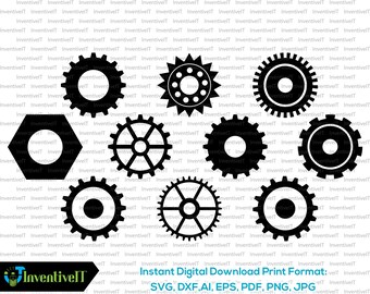 Gear dxf | Etsy