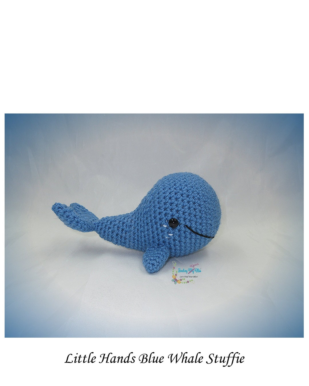 Little Hands Blue Whale Stuffed Animal - Etsy