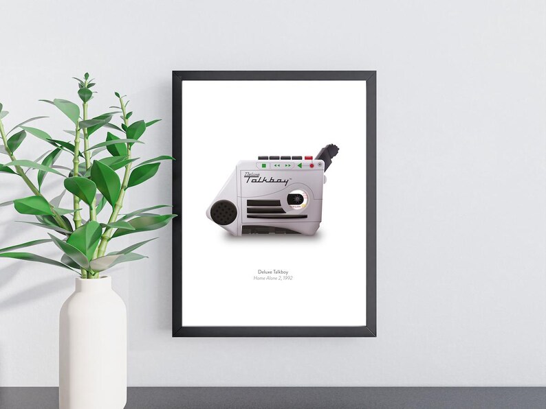 Retro Talkboy Digital Art Print | Home Alone 2 Inspired | 90s Nostalgia ...