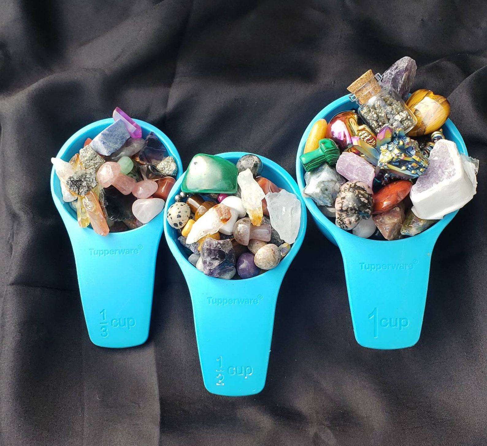 Witch Crystal Confetti Crystal Scoops Raw, Tumbled, Small Clusters ...