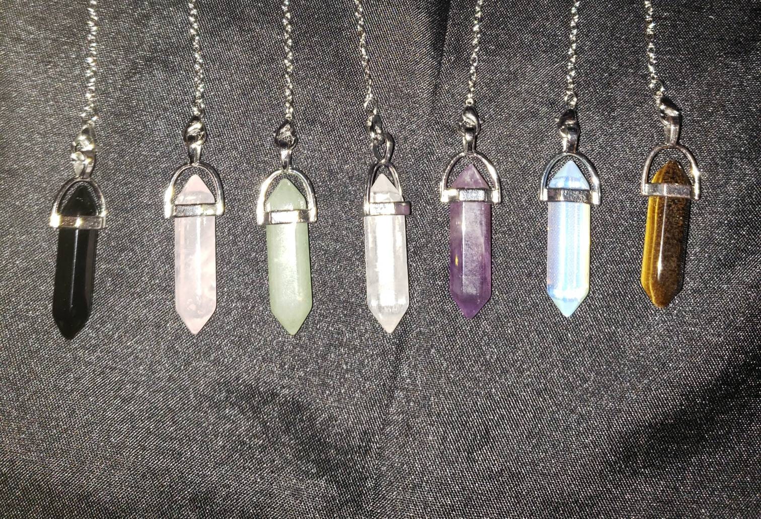 Pendulum Set With Storage Box- Pendulum, Crystal, Palo, Candle Holder ...