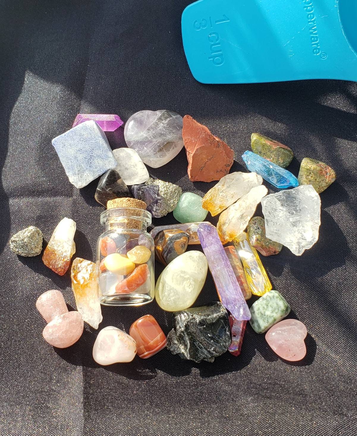 Witch Crystal Confetti Crystal Scoops Raw Tumbled Small - Etsy