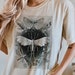 Vintage Moth Chart Shirt, Ivory Comfort Colors Short Sleeve Tee, Moth ...