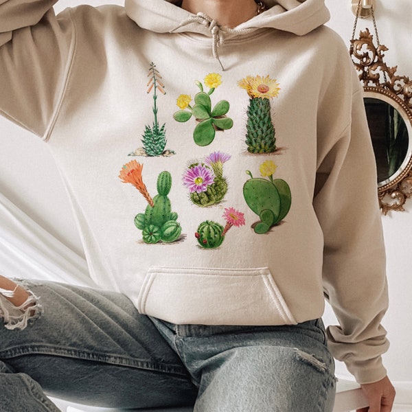 Cactus Hoodie - Etsy