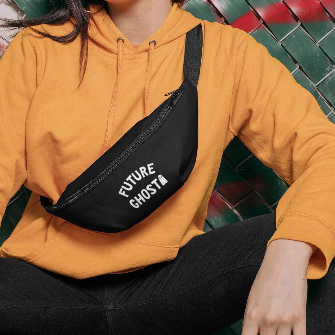 Future Ghost Fanny Pack, Cute Reusable Crossover Bag, Trendy Cross Body ...