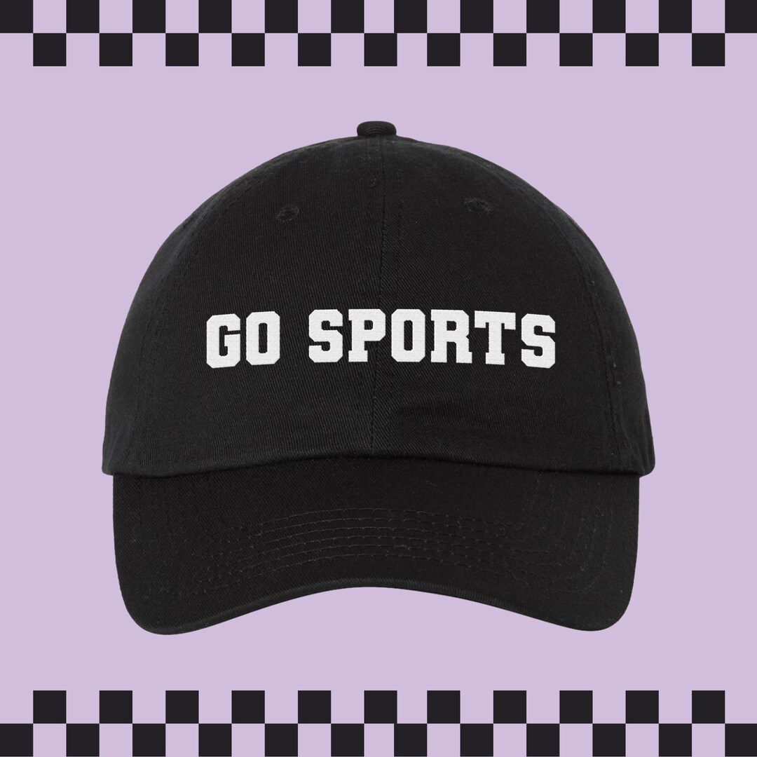 Go Sports Embroidered Bio-washed Classic Dad Hat, Multi-color Sport ...