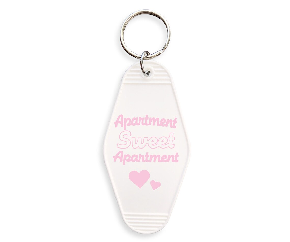 Apartment Sweet Apartment Motel Keychain Cute Retro Style - Etsy