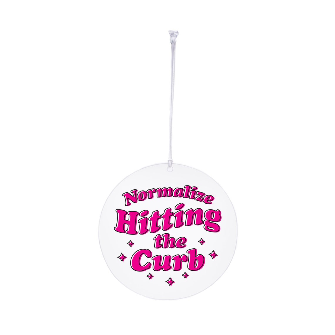 Normalize Hitting the Curb Rearview Mirror Car Decor, Car Accessory ...
