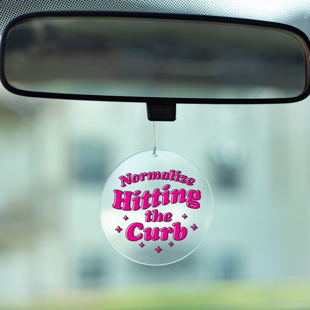Normalize Hitting the Curb Rearview Mirror Car Decor, Car Accessory ...