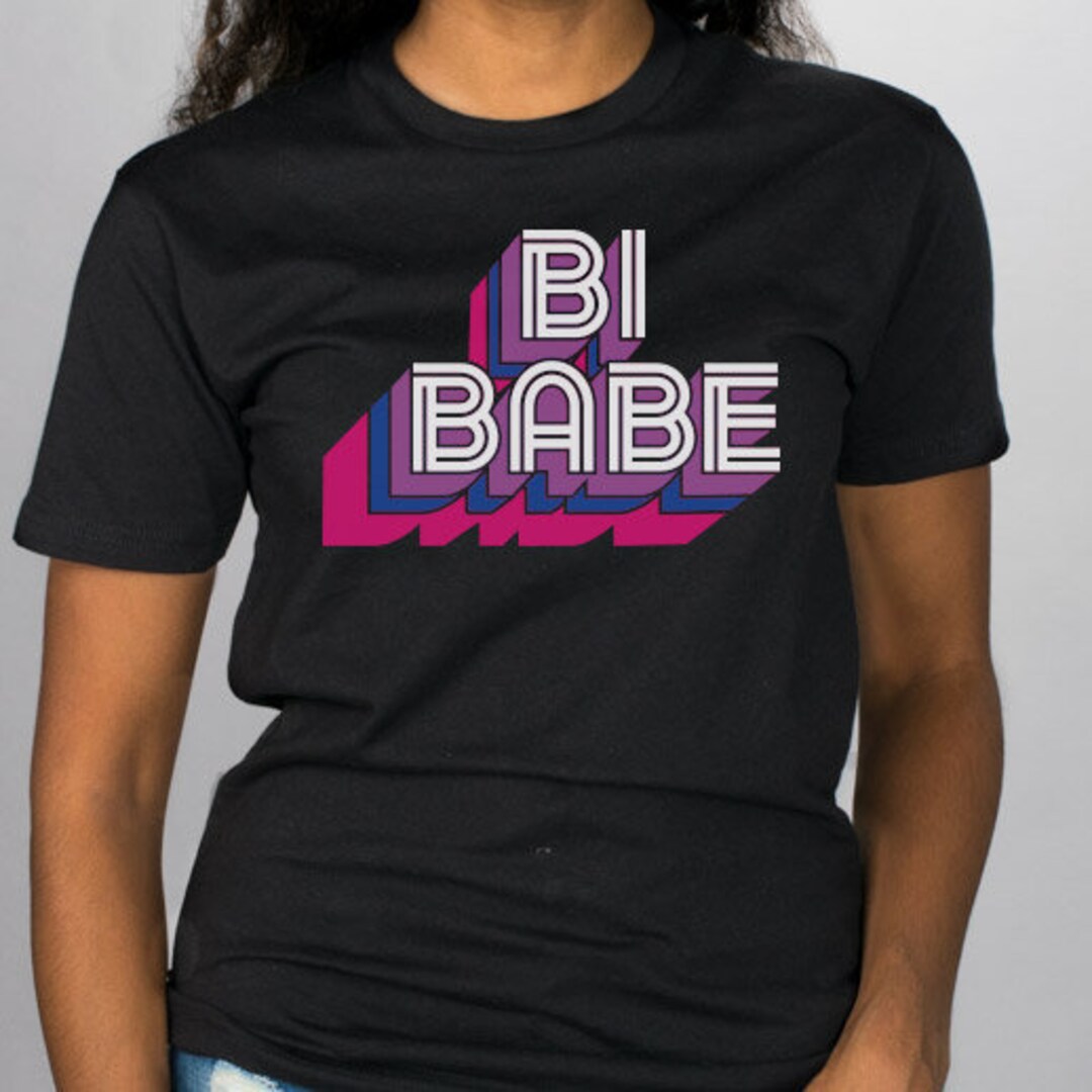 Bi Babe Unisex Short Sleeve T-shirt Cute Bisexual Pride - Etsy