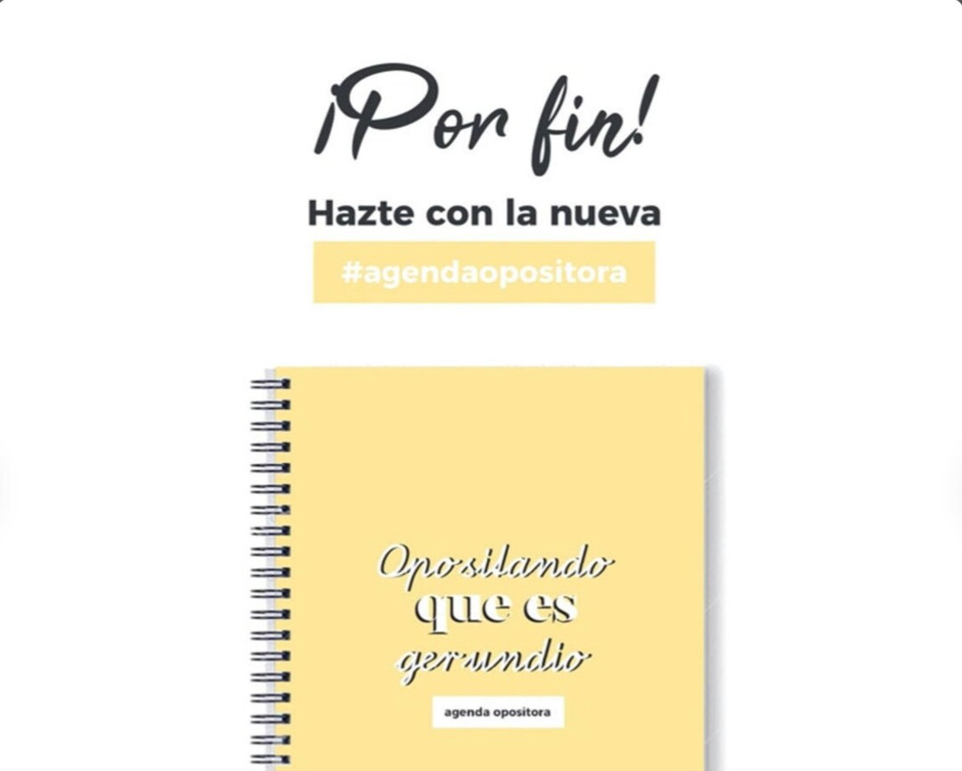 Agenda Opositora, Agenda para Opositores, Agenda para Opositar, Agenda ...