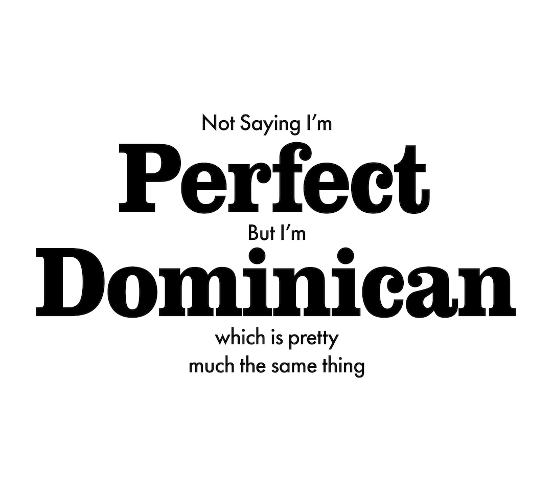 Perfect Dominican SVG - Etsy