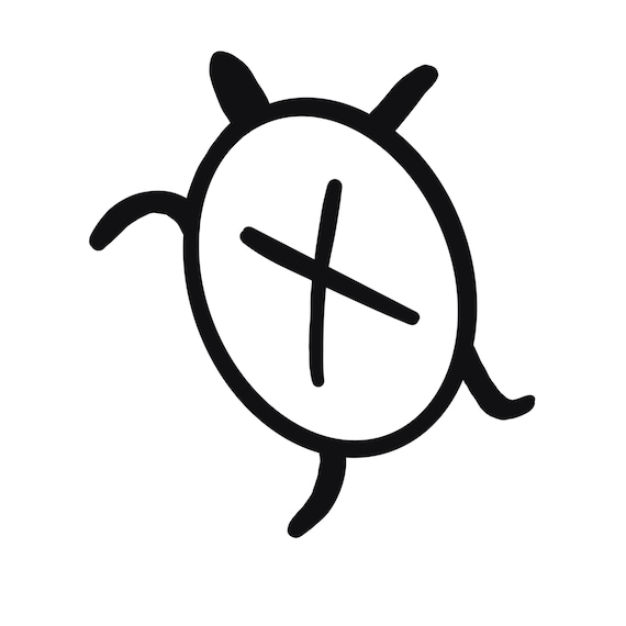 Taino Symbols Turtle