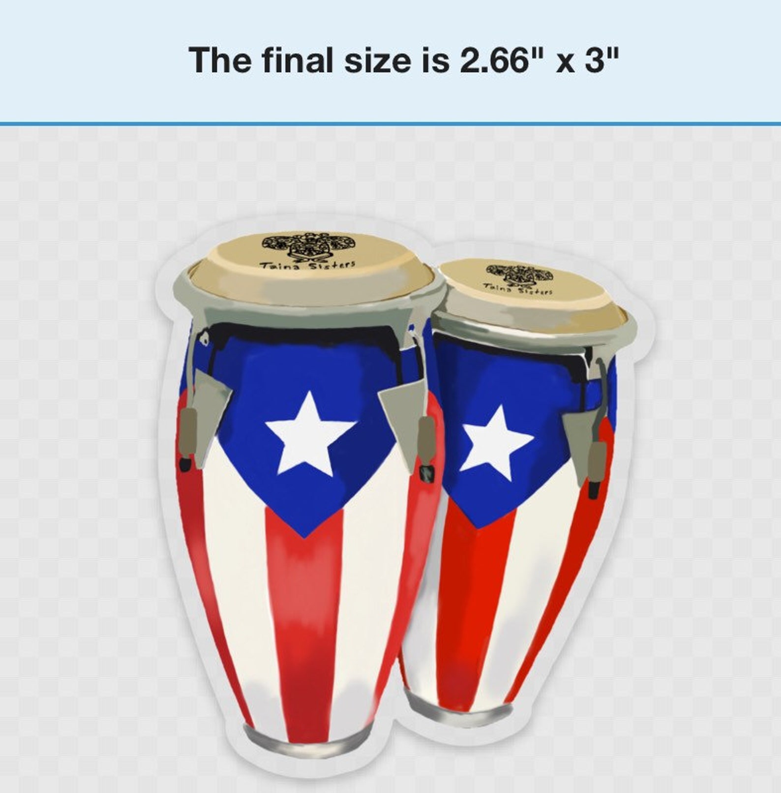 Conga Sticker - Etsy