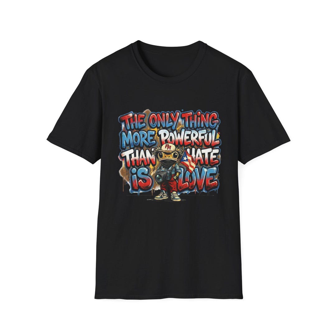 Love Over Hate Graffiti T-shirt |street Art Tee - Etsy