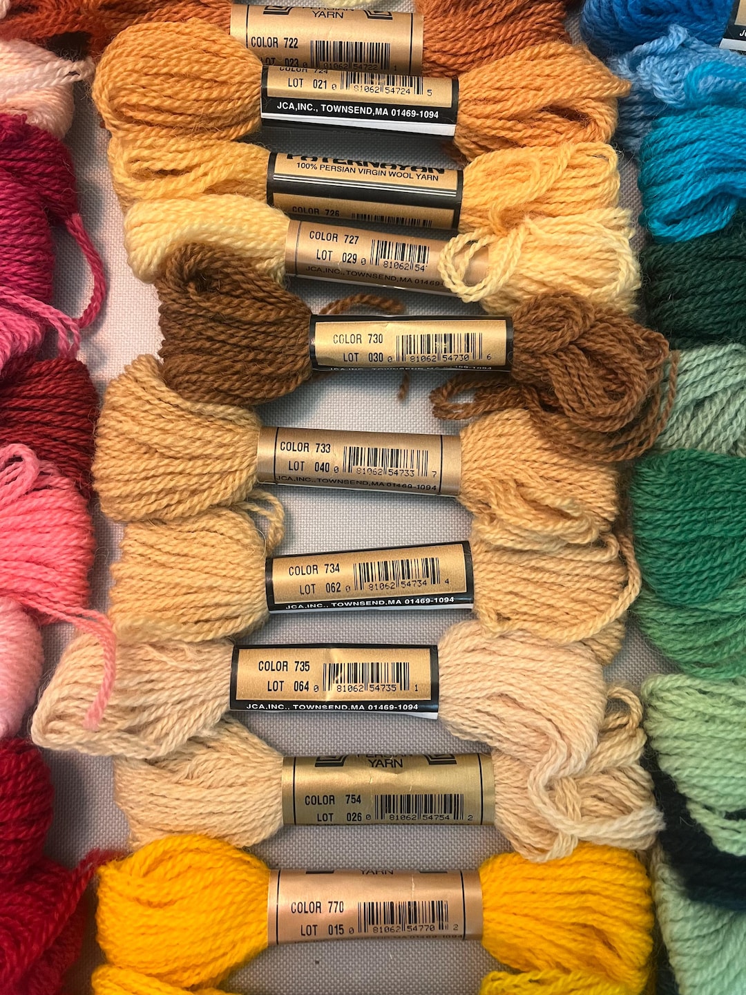 Paternayan Persian Wool - 8 Yard Skeins, Colors 703 - 972 - Etsy