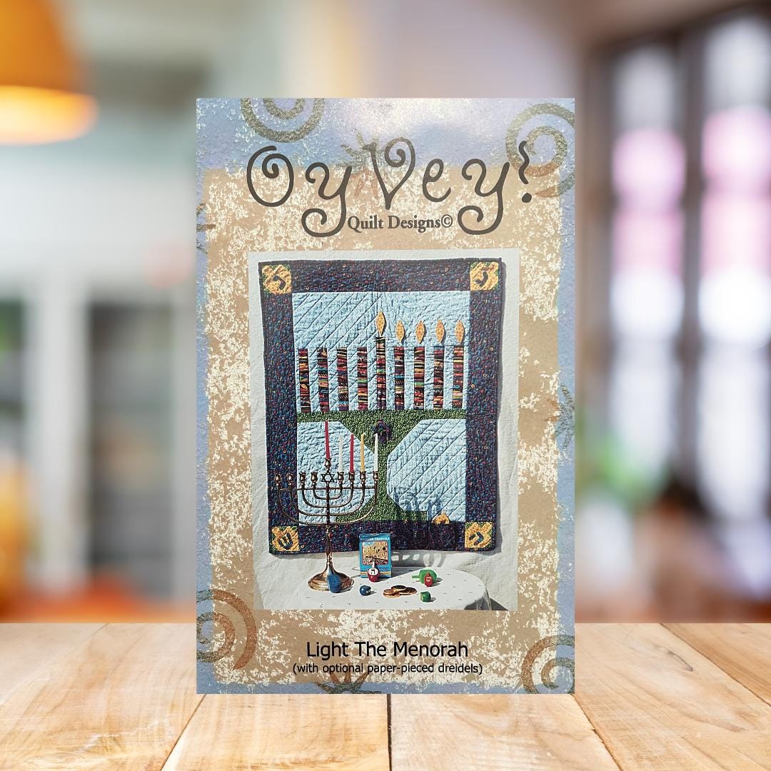 Light the Menorah Quilt Pattern - Etsy