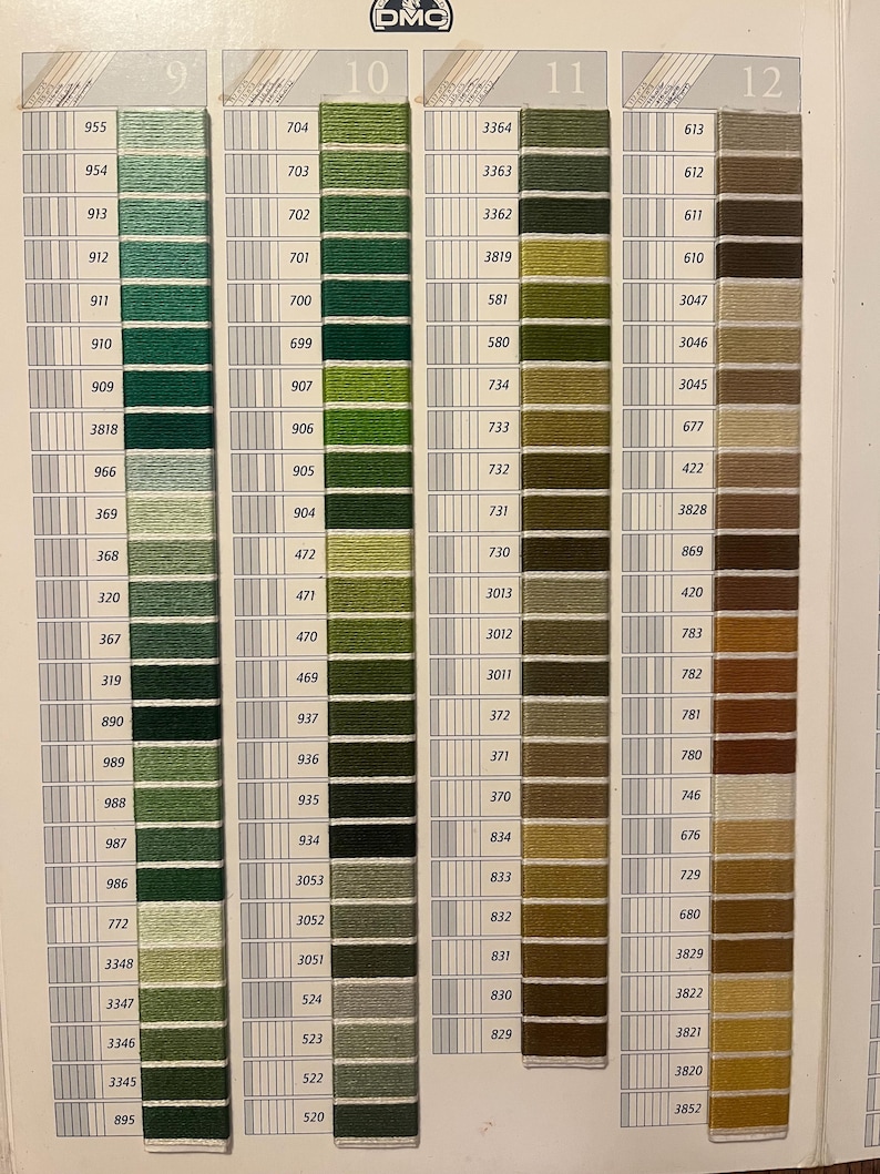 DMC Pearl Cotton #3 - 16.4 Yard Skeins Perle Cotton - Colors 900 - 3801 ...