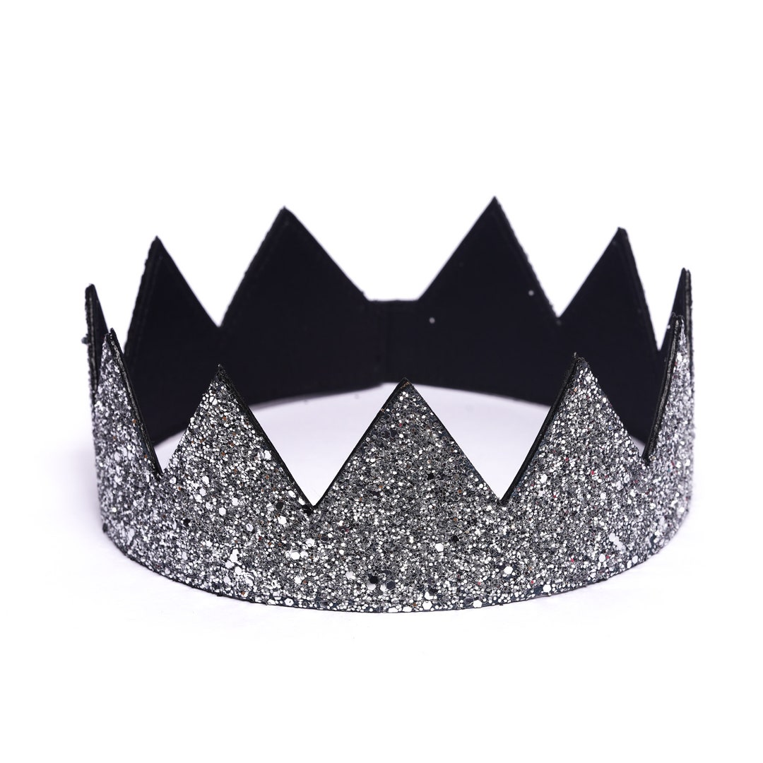 Crushed Diamond Crystal Crown || Unisex || Adjustable With Strap || One ...