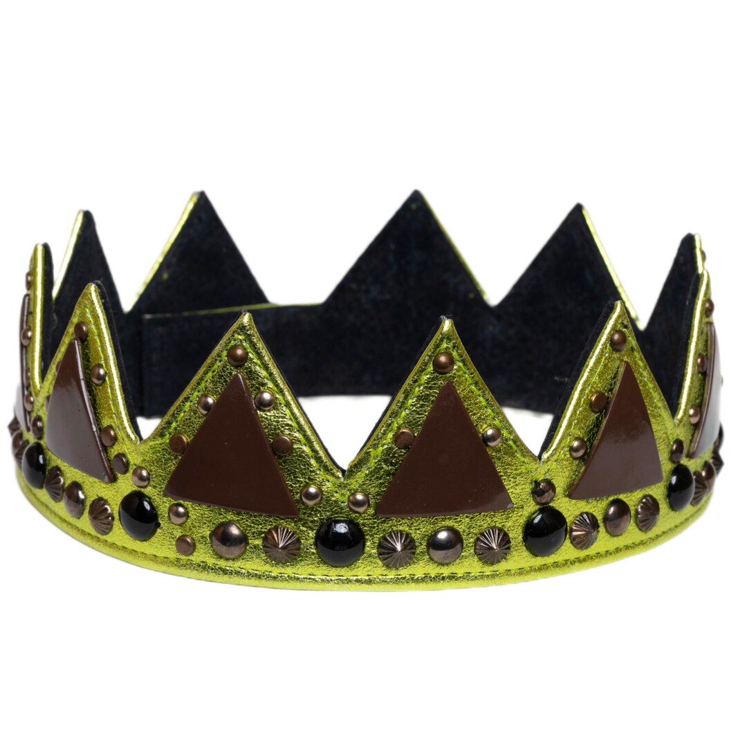 The Metallic Green Royal Regalia Crown || Unisex || Adjustable With ...