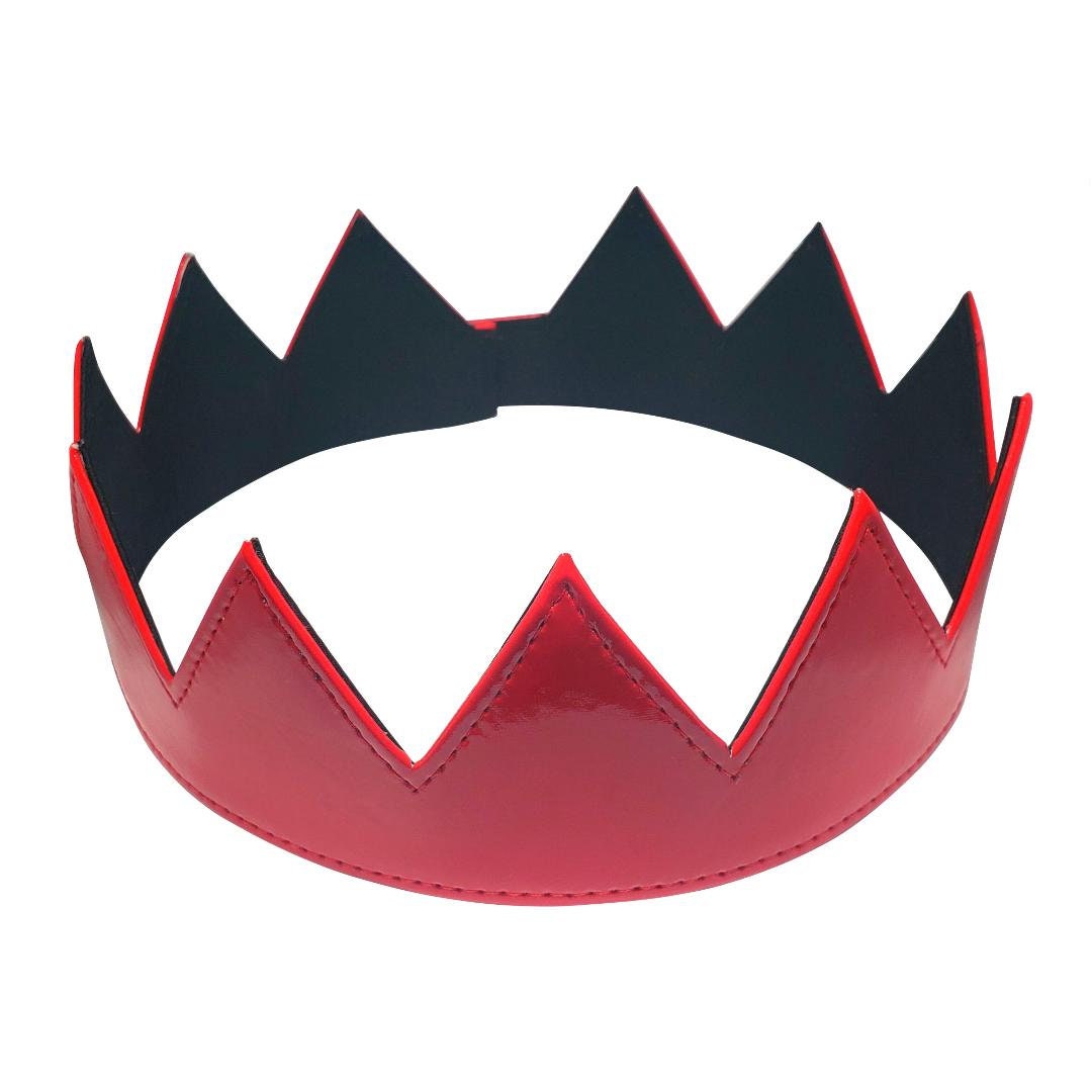 Red Patent Leather Crown - Etsy