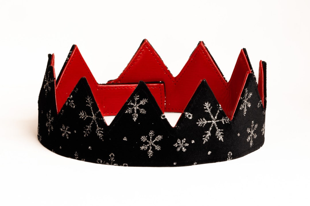 Snowy Night Reversible Crown || Unisex || Adjustable With Strap || One ...