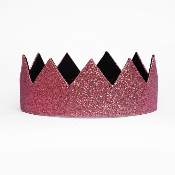 Pink Glitter Crown - Etsy