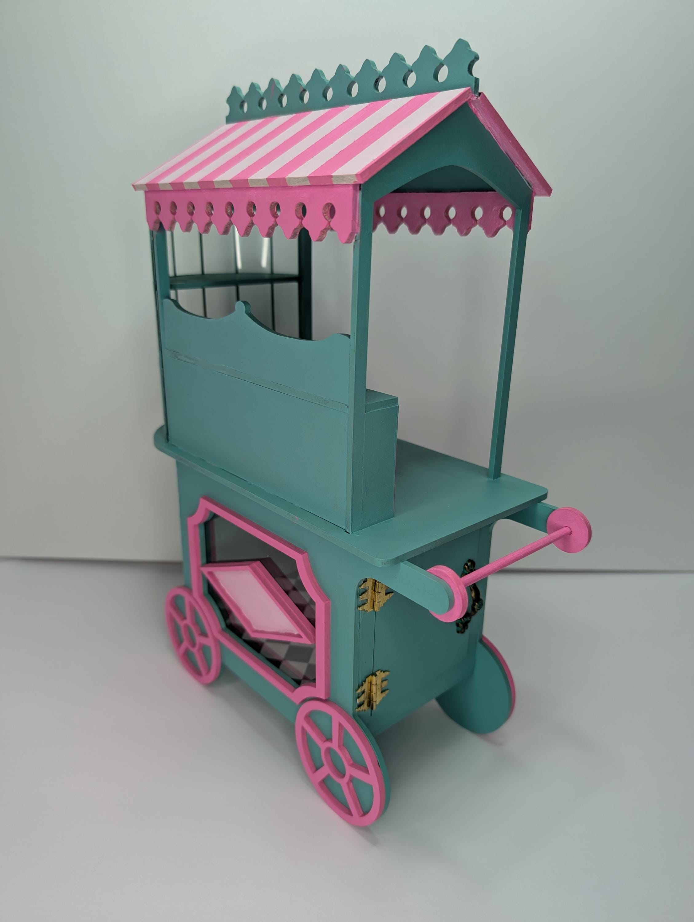Laser 1:6 Scale Candy Cart Display Shelf Digital Cut Files - Etsy