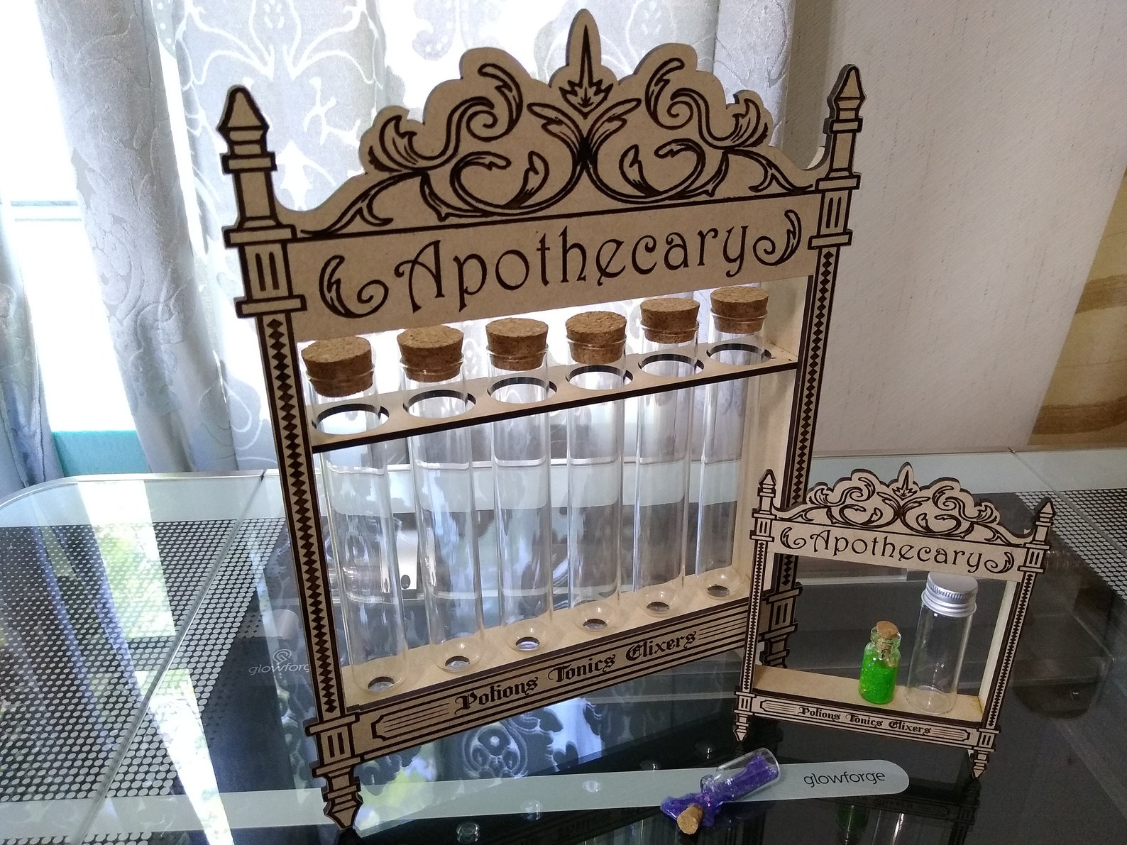 SVG File Apothecary Test Tube Cabinet & Miniature Halloween | Etsy