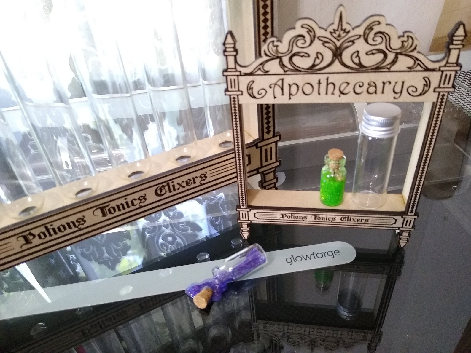 SVG File Apothecary Test Tube Cabinet & Miniature Halloween | Etsy