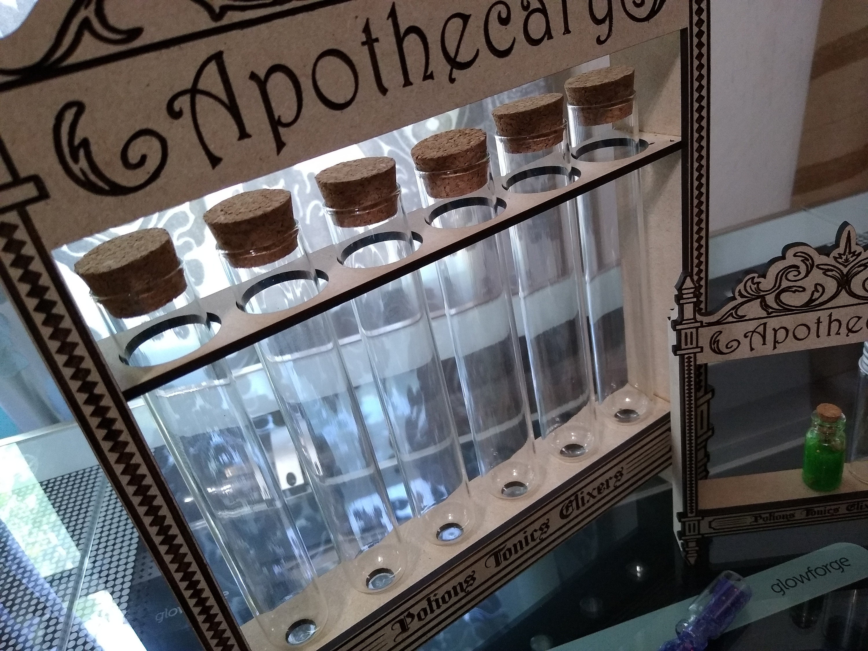 SVG File Apothecary Test Tube Cabinet & Miniature Halloween | Etsy