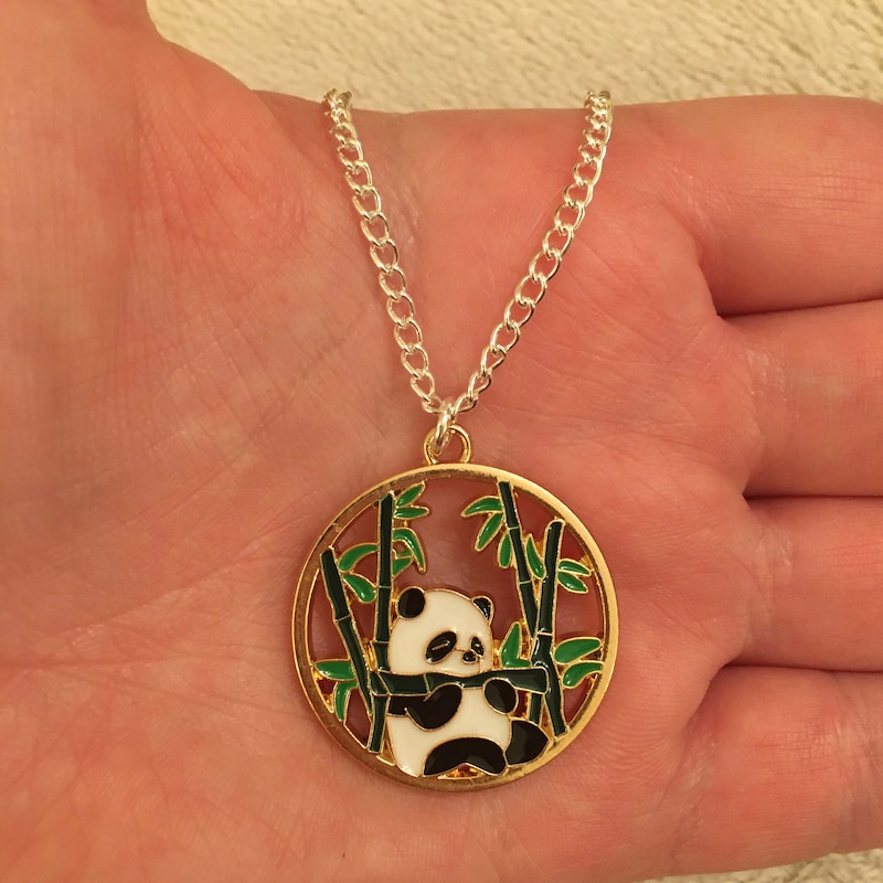 Panda Necklace - Etsy