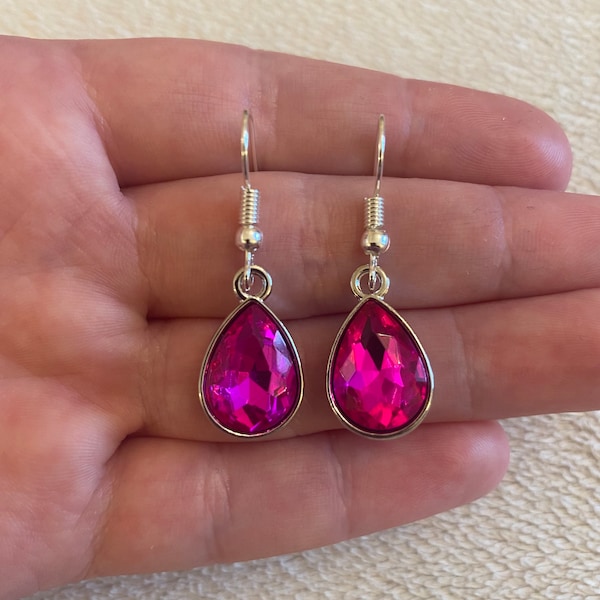 Pink Earrings - Etsy