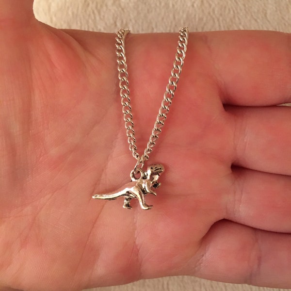 Dinosaur Necklace - Etsy