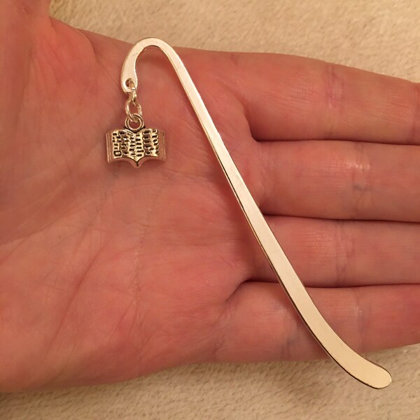 Silver Bookmark - Etsy
