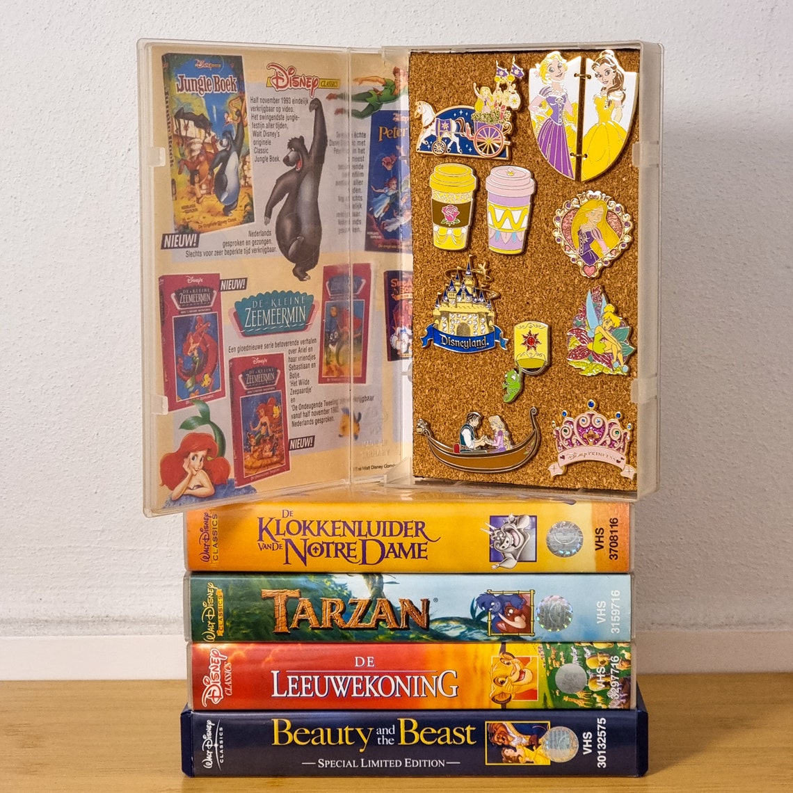 VHS Pin Board Upcycled Disney VHS Cases Repurposed VHS - Etsy