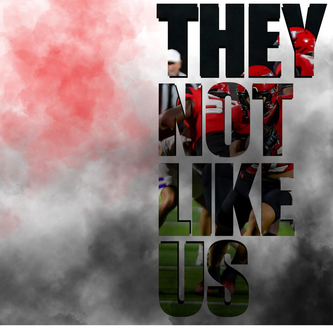 Editable 'they Not Like Us' Wall Art Template: DIY Canva Printable ...