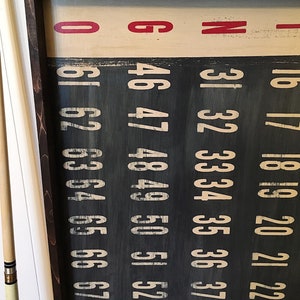 BINGO Wood Sign Farmhouse Wood Sign Distressed Sign Farmhouse Decor ...