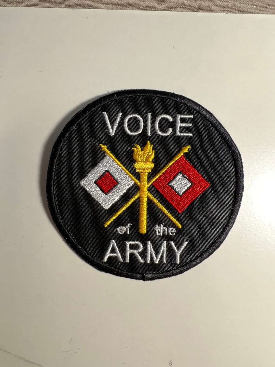 Army Signal Corps Voice of the Army-customized Patch - Etsy