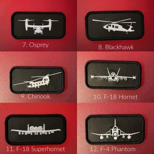 Aircraft Patch Embroidered on Black Leather by Blackhat Designs - Etsy