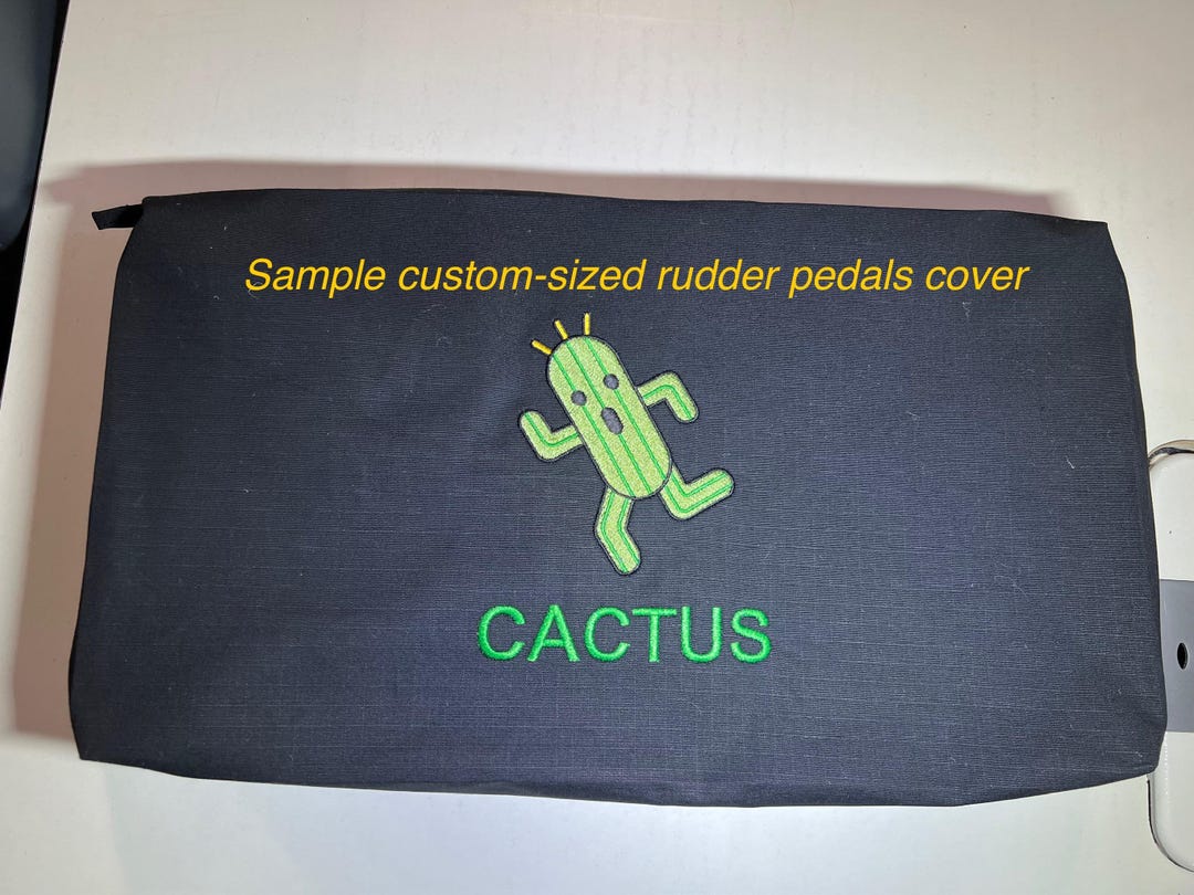CUSTOM Rudder Pedals Cover - Flight Simulator - Dust Cover - Etsy
