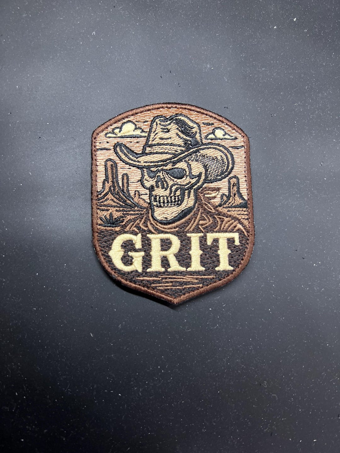 Grit Western Patch by Blackhat Designs - Etsy