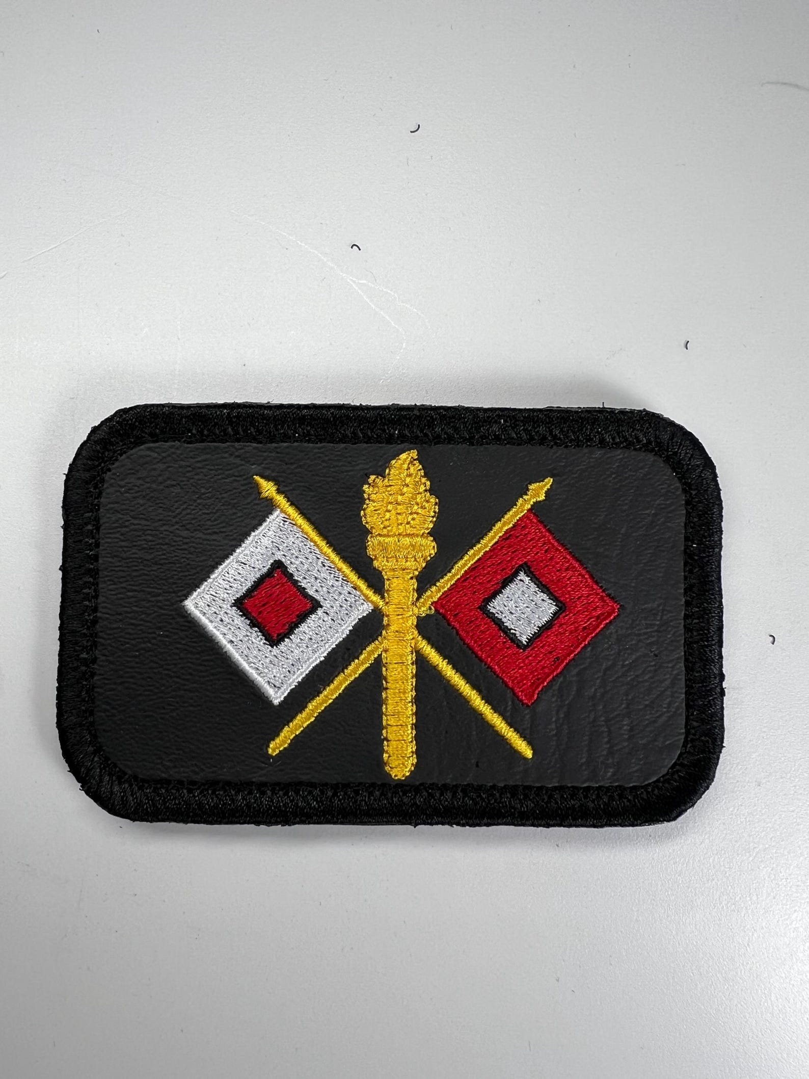4" X 2.5' Faux Leather Army Signal Corps Patches - Etsy