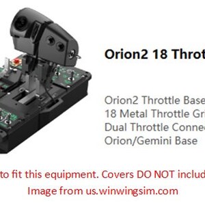 Cover- Winwing Orion2 F18 Throttle - Flight Simulator Dust Cover - Etsy