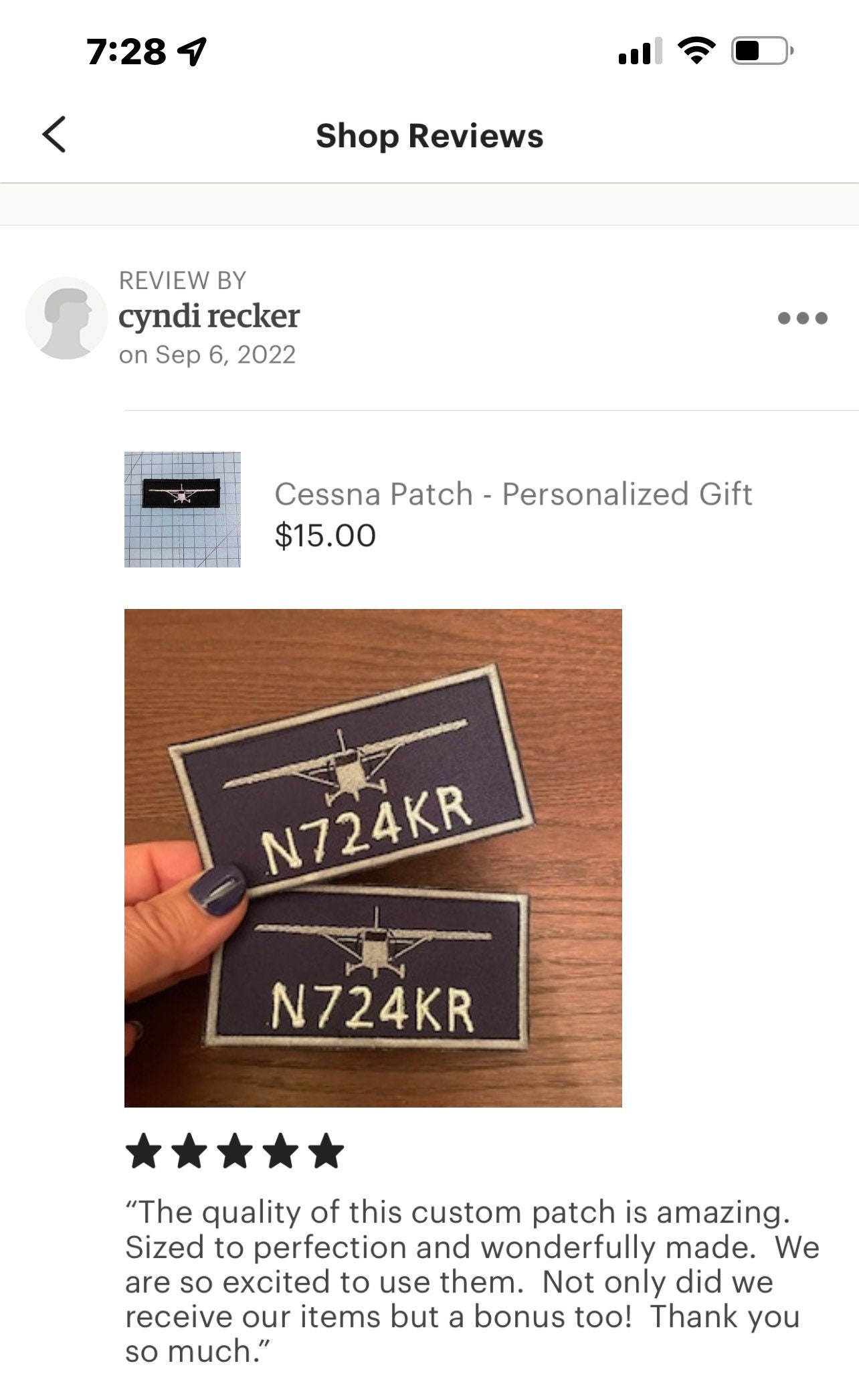 Cessna Patch Personalized Gift - Etsy