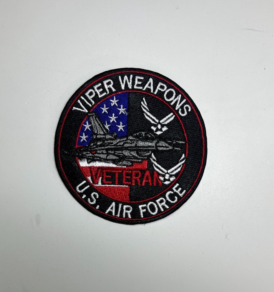 USAF Viper Weapons Veteran Patch by Blackhat Designs - Etsy