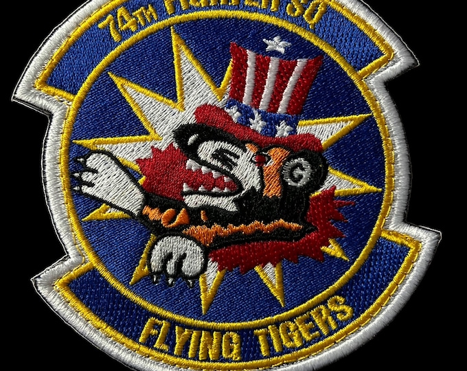 74th Fighter Squadron Flying Tigers Patch (replica) - 23vew Celebration ...