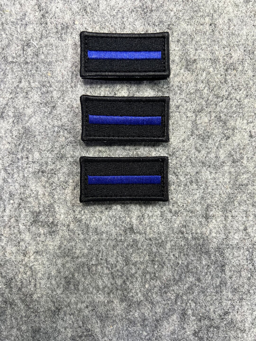 Police - Thin Blue Line - Pencil Tab Patch - Customized - Etsy