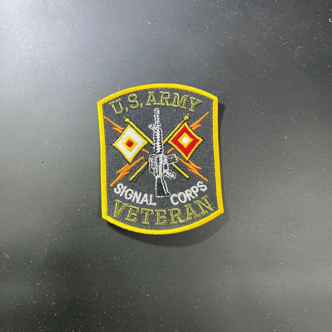 US Army Signal Corps Veteran Patch by Blackhat Designs - Etsy