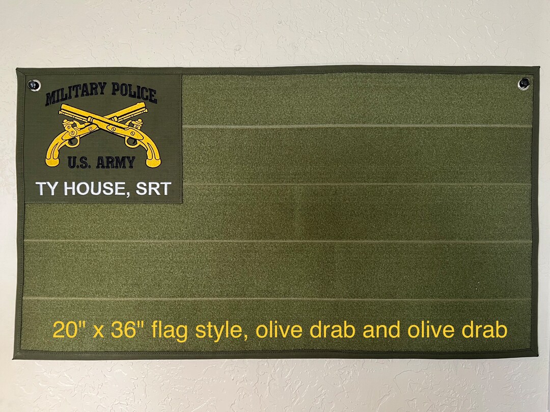 Embroidered Patch Display Board Custom, Personalized Military & First ...